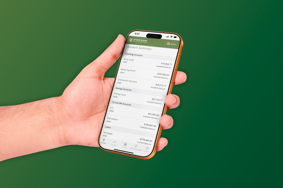 Mobile App - State Bank of Southern Utah